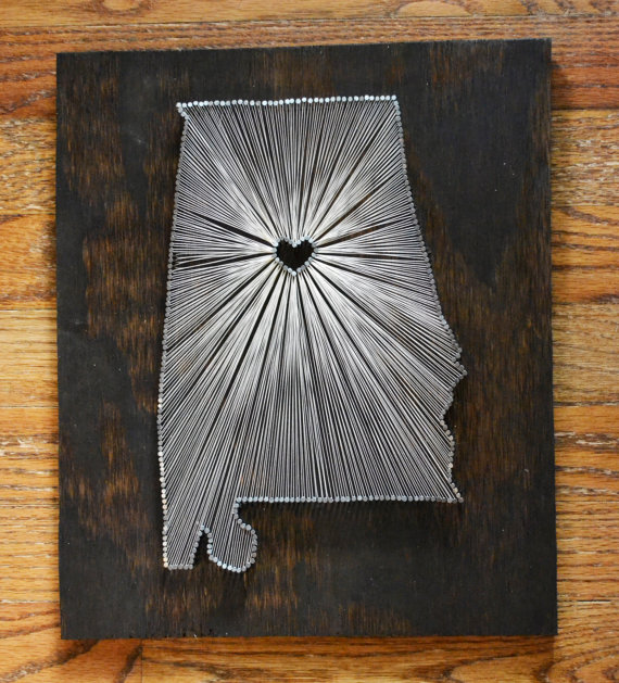 Alabama String Art- Adult Craft - Irondale Library